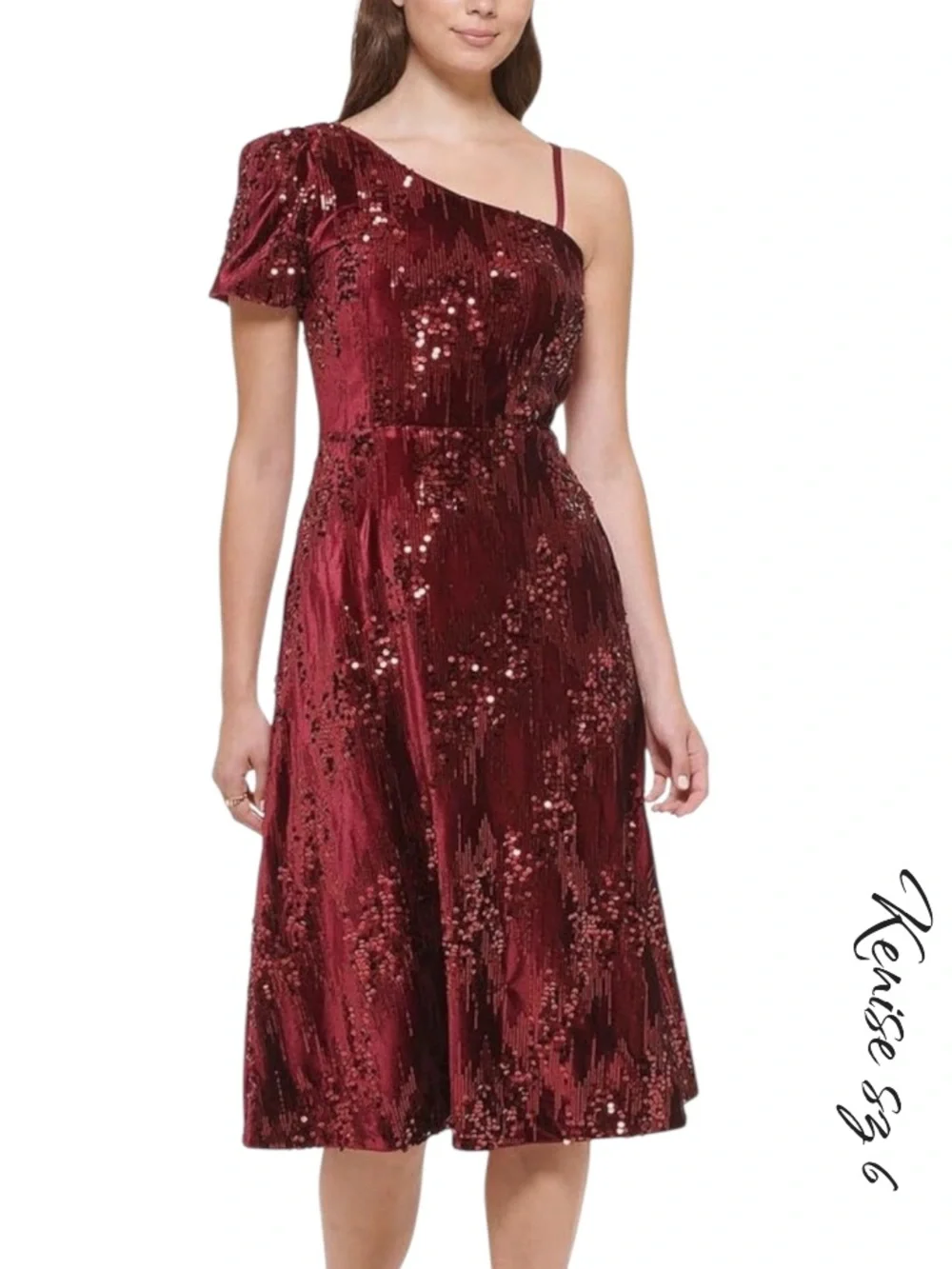 Kensie | Dresses | Nwt Kensie Cocktail Sequin Midi Party Dress Sz 6 ...
